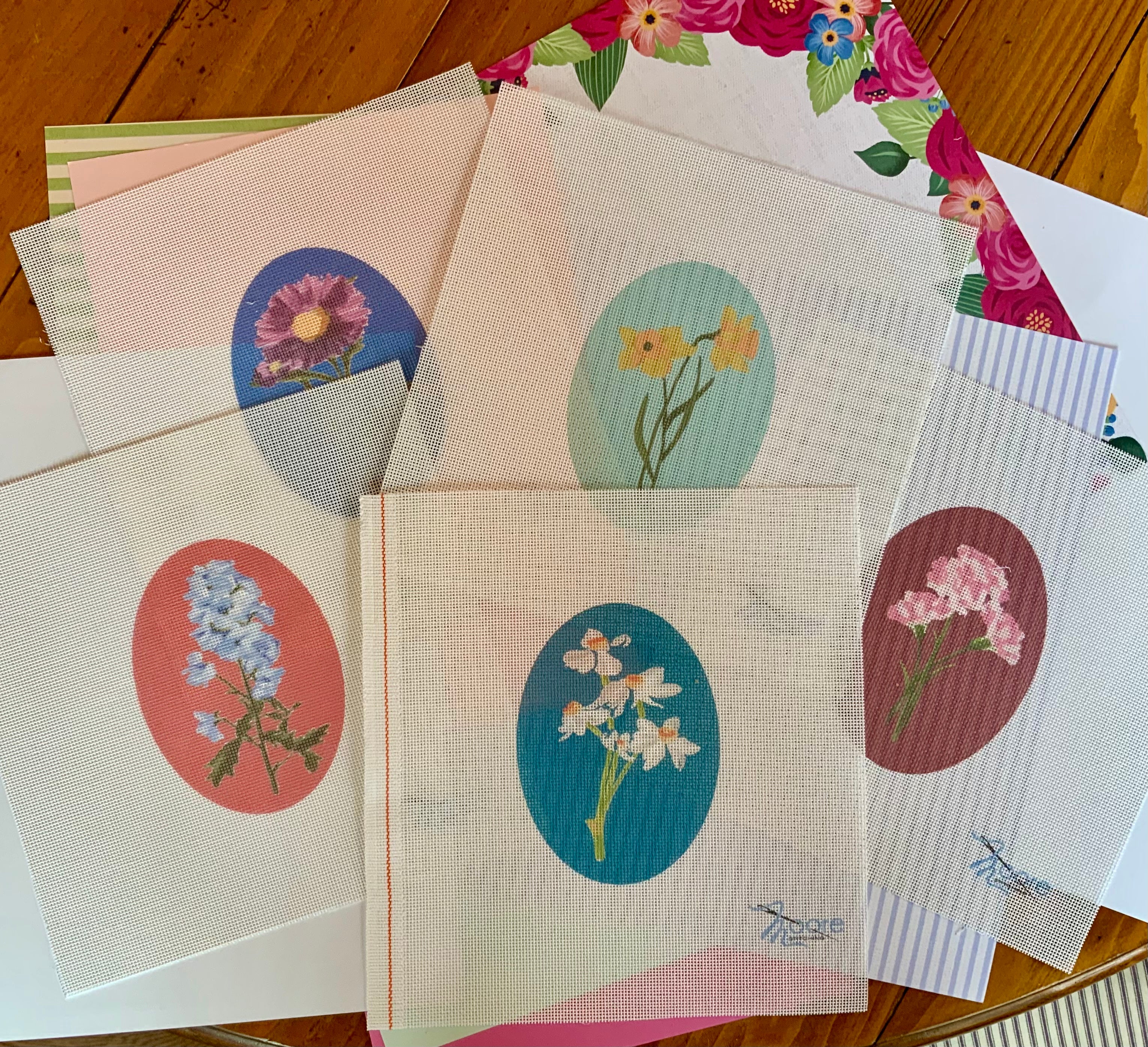 Birth Month Flowers – Moore Stitching